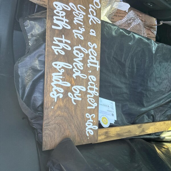 Wedding Aisle Signs, Isle Signs, Bible Verse Wood Signs, Love is ...