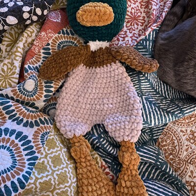 No-sew Miles Mallard Duck Snuggler Crochet PATTERN Duck Amigurumi ...