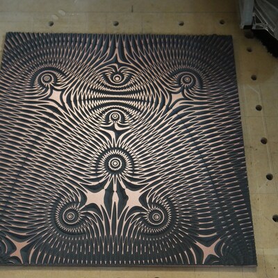 Parametric Art Wall Sculpture CNC Cutting File - Etsy