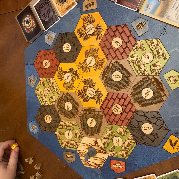 Wood Game Board | Classic | 3-4 or 3-6 Player, Laser Cut, Personalized ...