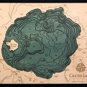 Puerto Rico Wood Carved Topographic Depth Chart / Map - Etsy