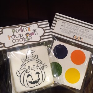 5 PYO Cookie Treat Bag Topper Printable Treat Bag Toppers Halloween ...