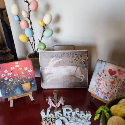 Primitive Springtime Blessings Standing Sign 5 1/2x7 or 8x10 Standing ...