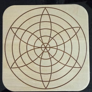 Magic Shield (escudo Mágico) Radiesthesia Board (radionic Chart) - 1/8 ...