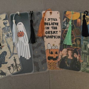 Spooky Halloween Bookmark Collection - Etsy