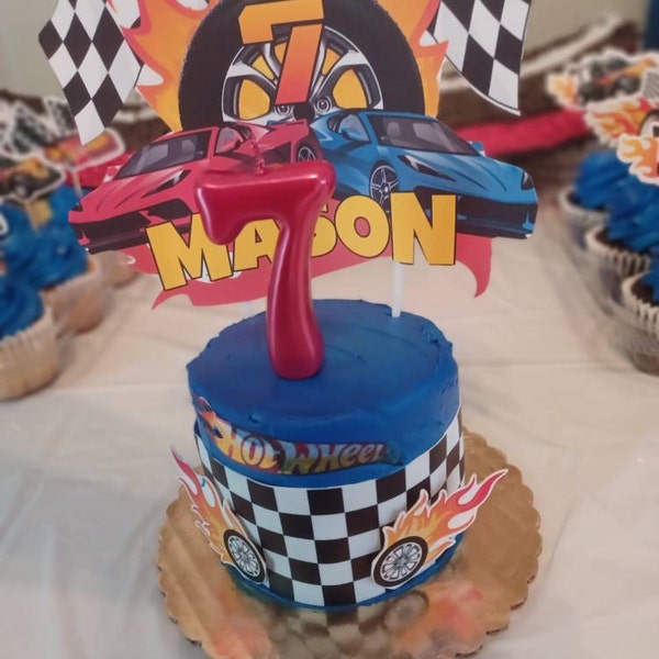 Edible Black and White Checkered Flag Cake Wraps and Strips. for Cakes ...