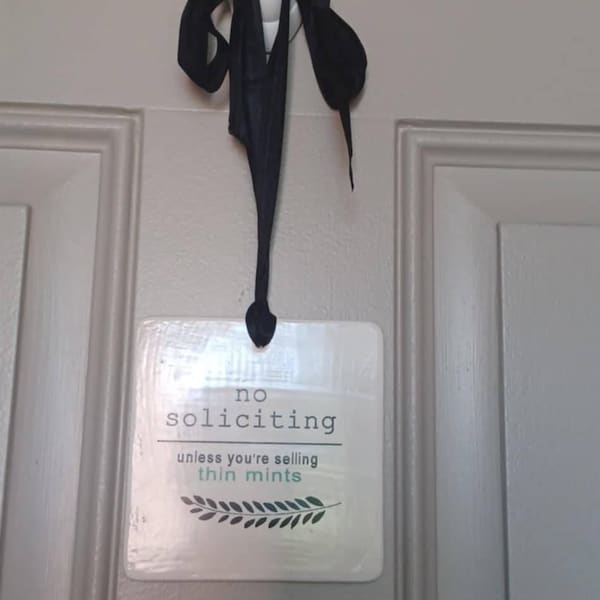 Baby Sleeping Sign Do Not Knock, Do Not Ring Doorbell Sign, No Knocking ...