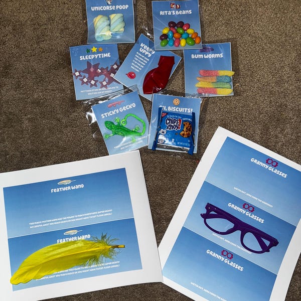 Blue Unicorse Poop | Party Favors | Digital Download - Etsy