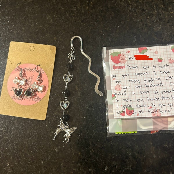 Metal Bookmarks II | Dangling Beaded Bookmark | Gift Idea | Charm ...