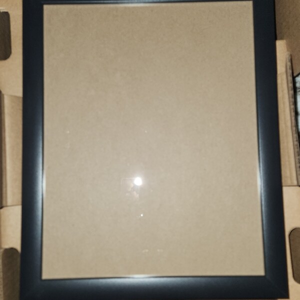 Contemporary 1", Modern Black Picture Frame, 1" Wide, Set of Four, 60 ...