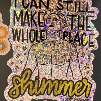 Bejeweled Edward Glitter Sticker - Etsy
