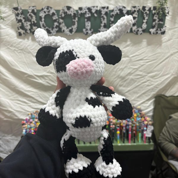 Longhorn Crochet Pattern- Longhorn Cow Pattern, Amigurumi Longhorn Cow ...