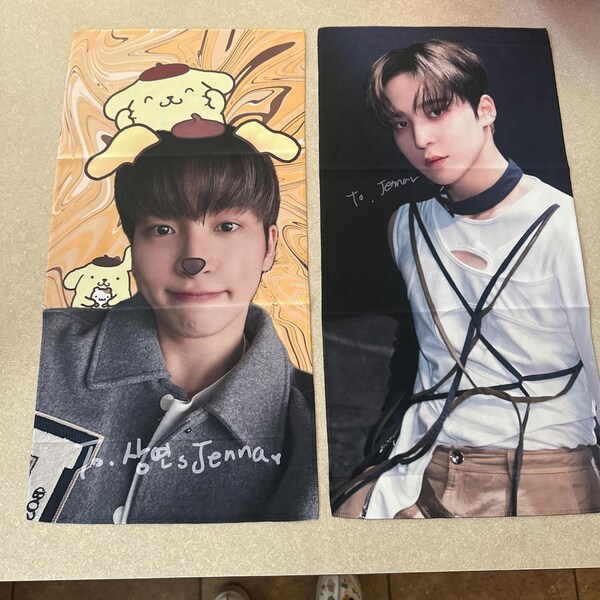 Ateez Mingi Reflective Slogan Banner - Etsy