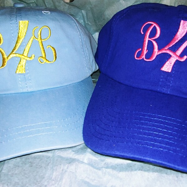 Monogrammed Hats, Baseball Caps, Personalized Baseball Hats ...