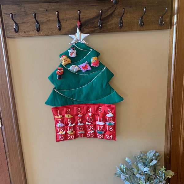 Christmas Tree Fabric Advent Calendar - Etsy