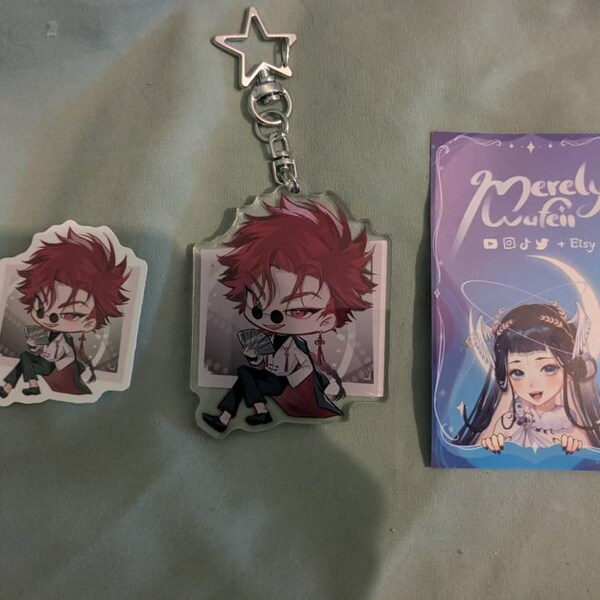 Link Click Keychain Charm, Sticker, Lu Guang and Cheng Xiaoshi Merch ...