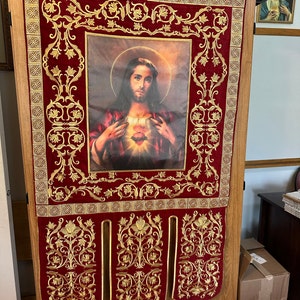 Fully-embroidered Orthodox Church Banner With the Icon of Theotokos - Etsy