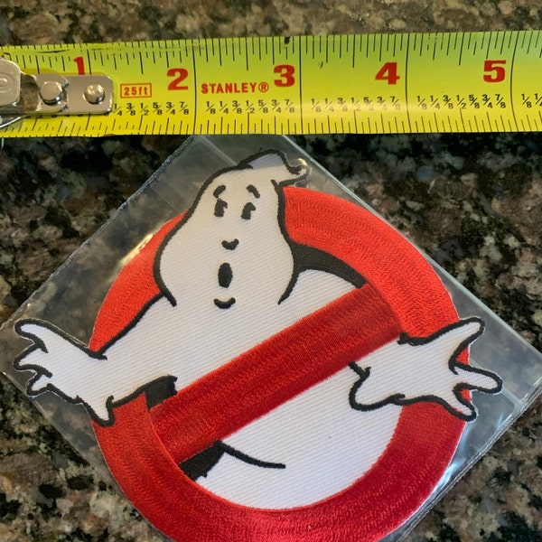 Ghostbusters No Ghosts Logo GB Halloween Costume - Uniform Embroidered Iron on Patch - Etsy