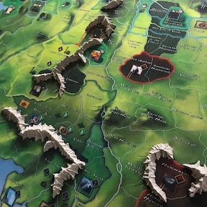 Mountains for War of the Ring Normal Map 12 Element. - Etsy