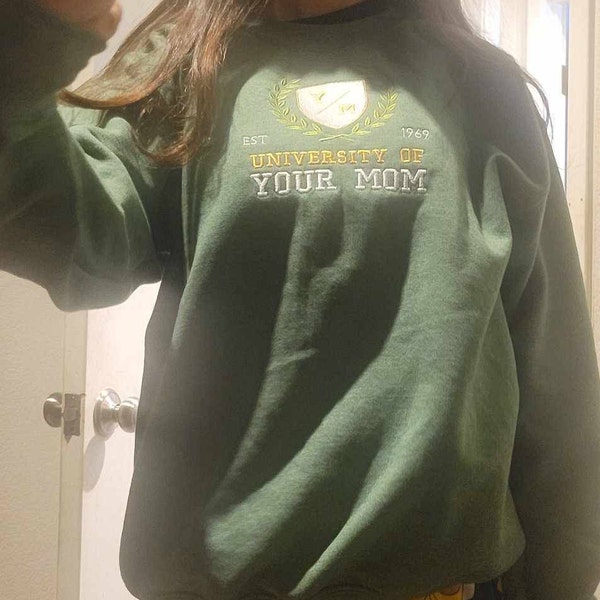 Dark Mark Wizard School Gildan Embroidered Crewneck Sweater - Etsy
