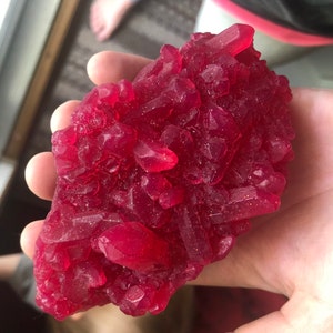 Ruby Red Geode Crystal Gemstone Rock Soap Pomegranate - Etsy