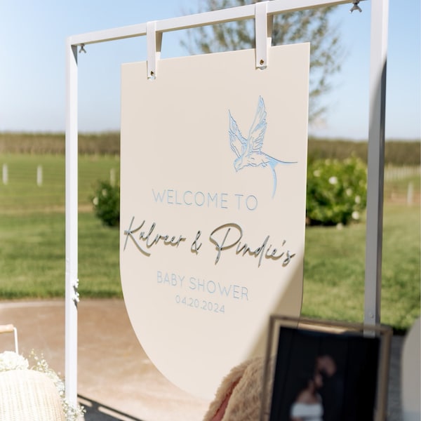 Wedding Sign Stand Custom Display Stand Flower Frame Welcome Backdrop ...