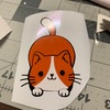 Cute Cat Layered SVG Cut File Kawaii Orange Cat Cutting File Kitty ...