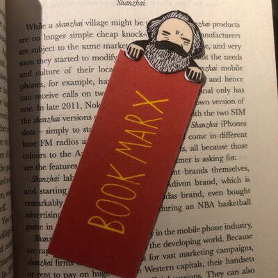 Karl Marx Bookmark - Etsy