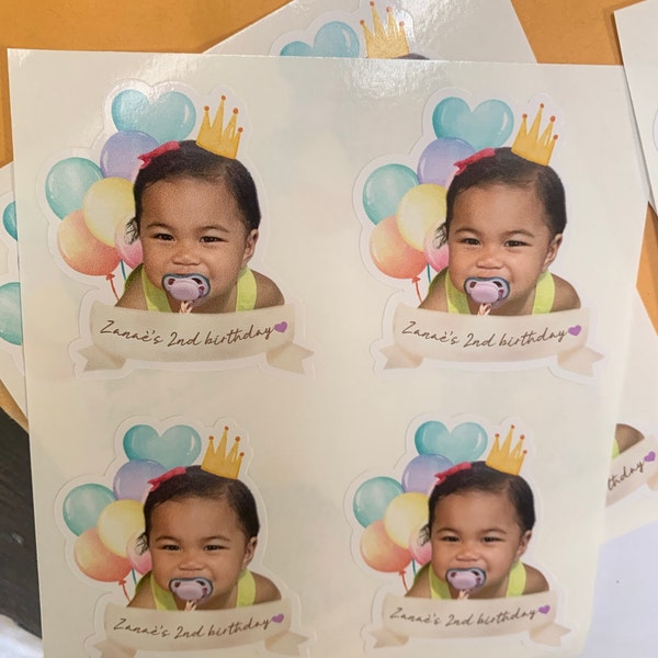 Birthday Sticker｜personalized Birthday Sticker｜custom Kid Birthday ...