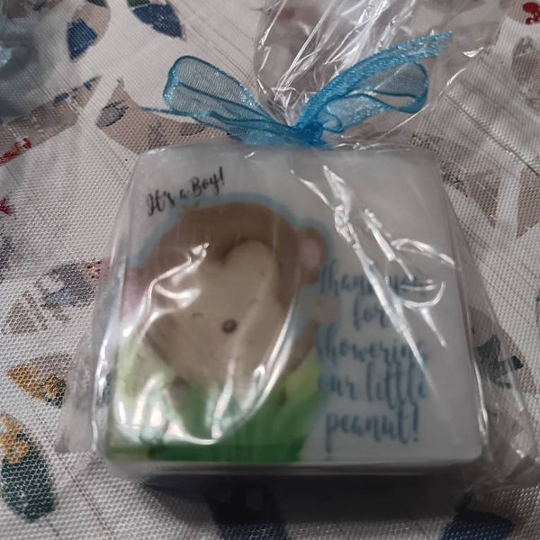 Twinkle Twinkle Little Star Baby Boy Soap Favors Set of 10 Bear Theme ...