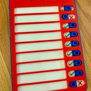 Sliding Chart, Routine Chart, Daily Checklist, Kids Daily Tasks, Daily ...