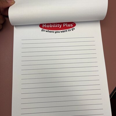 Custom Business Notepad Personalized Logo Notepad Add Logo Notepad ...