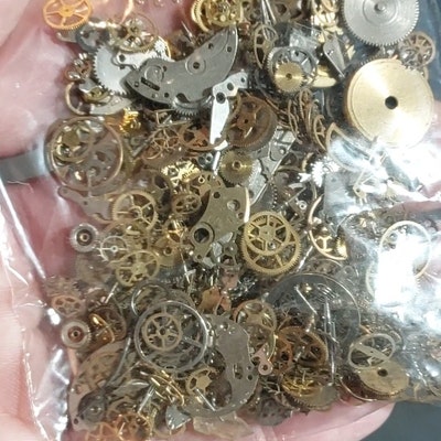 30g Watch Parts Jewellery Making Steampunk Altered Art Craft Cyberpunk ...
