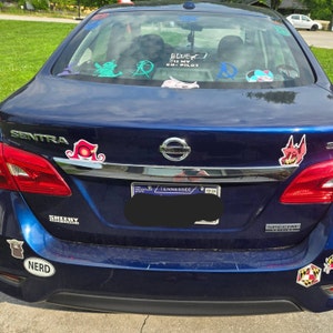 Allan Smiling Friends Sticker Mirror Front Facing Allan Waterproof ...