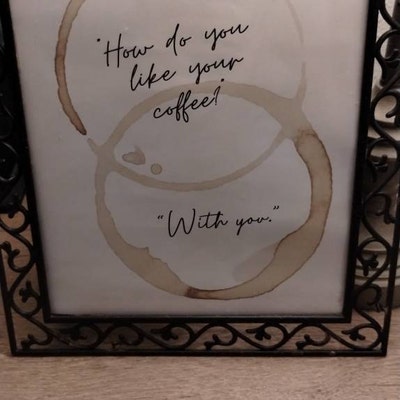 How Do You Like Your Coffee With You Caffeine Mug Stain Poster, Cafe ...
