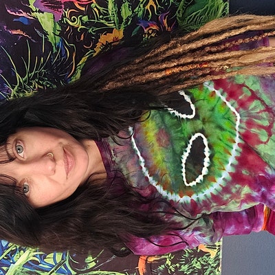 3XL Mahogany Bay Genderless Overalls Cotton Ice Tie Dye Garment ...