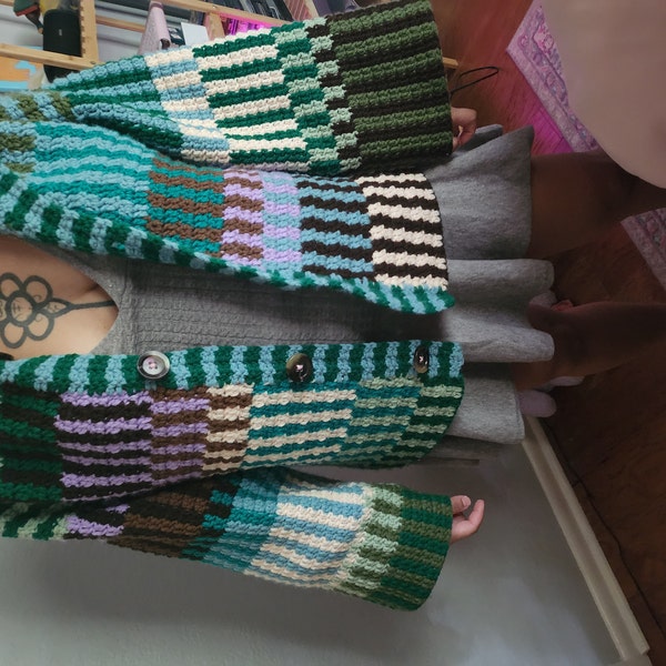 Colourful Roots Cardigan Visual Patttern *intermediate Level* | Non ...