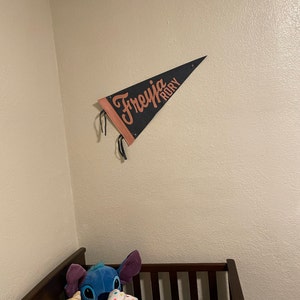 Custom Pennant Flag Personalized Mini Pennant Name Sign Baby Shower ...