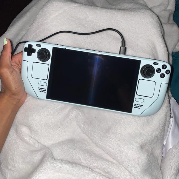 Signature Pastel Series Steam Deck Skin, Purple Lavender Pink Yellow ...