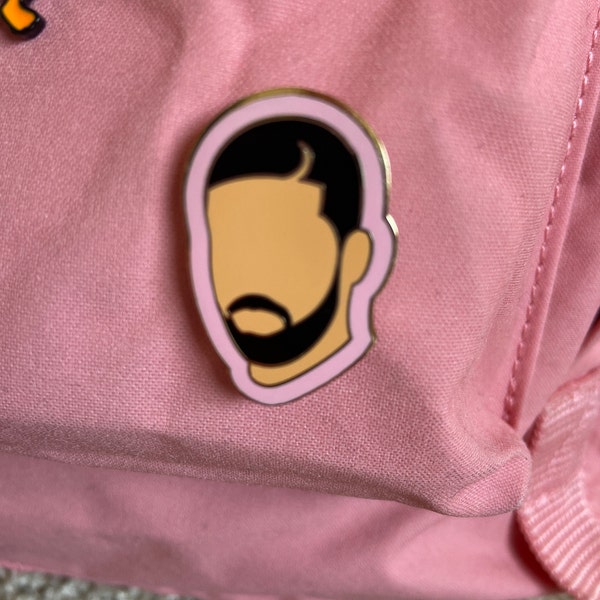 Drake Enamel Lapel Pin - Champagne Papi - 6 God - Drizzy - OVO - Drake ...