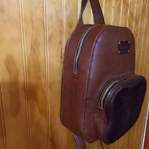 Men Leather Sling Bag Pattern With Video Tutorial, Crossbody Sling Bag ...