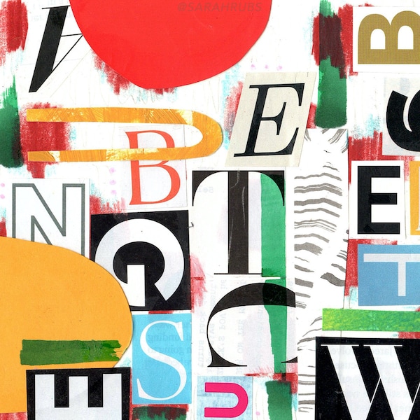 Mini Collage Kits - Etsy