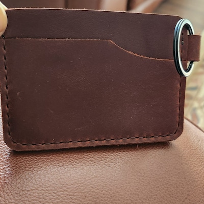 Leather Belt Key Holder EDC Keychain Personalized Key Fob Handcrafted ...