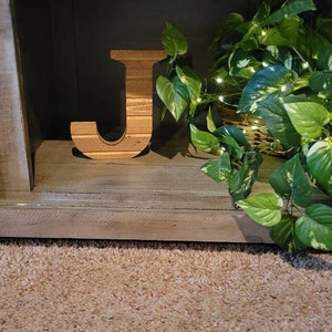 Personalized Rustic Barn Wood Letters / Large Custom Handmade Farmhouse ...