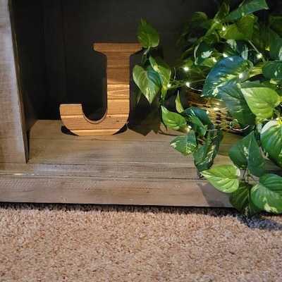 Personalized Rustic Barn Wood Letters / Large Custom Handmade Farmhouse ...