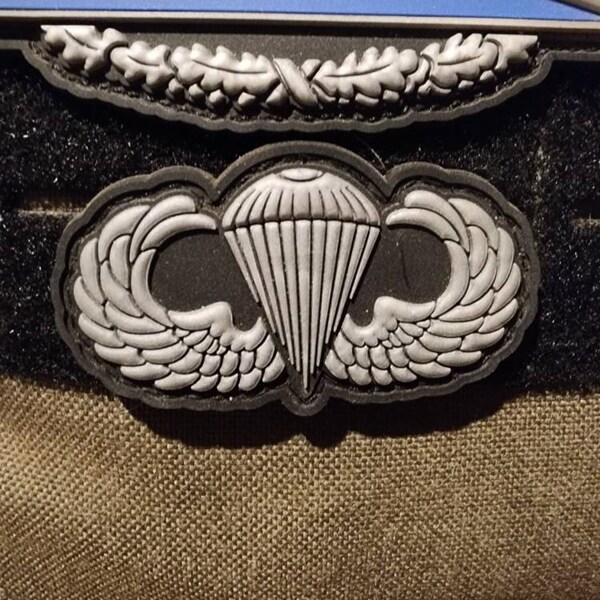 Basic Parachutist Badge Patch - PVC Patch - Army Airborne School ...