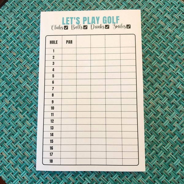 Family Game Night Score Pad Personalized Family Game Night Score Pad ...