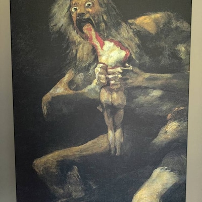 ARTCANVAS Saturn Devouring His Son 1823 Seen in Wall Street Money Never ...
