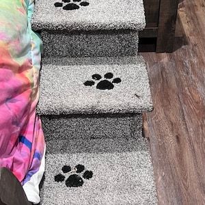 Cat Stairs for Bed, Wooden Pet Furniture, 18h X 17w X 24d, Premium ...