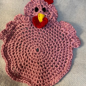 Crochet Pattern for the Swanky Chicken Trivet Potholder PDF | Etsy